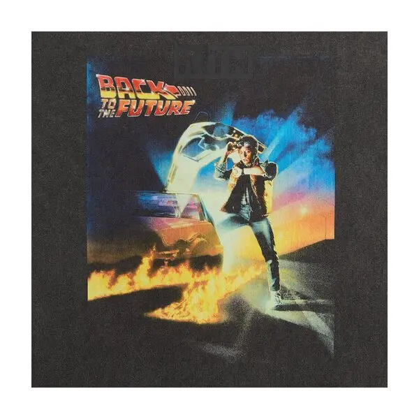 Kith X Back To The Future Chrome Title Vintage T-shirt