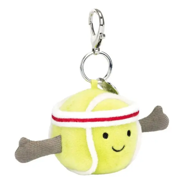 JELLYCAT Amuseables Sports Tennis Bag Charm
