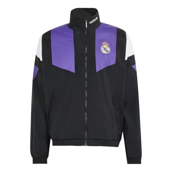 Adidas Real Madrid Eqt Tracksuit Top - Black