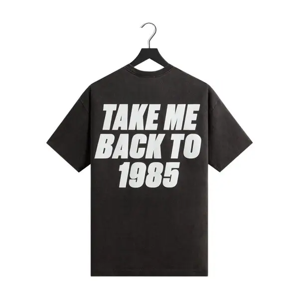 Kith X Back To The Future Japanese Title Vintage T-shirt - Black
