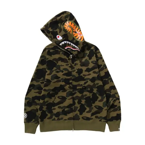 A BATHING APE 1st Camo Shark Full Zip Hoodie