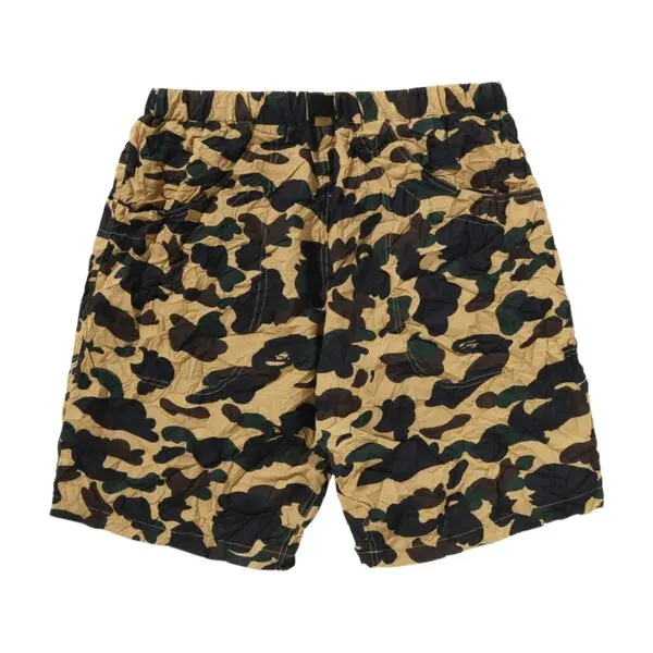 A BATHING APE Crinkle Effect 1stcamo Regular Fit Climbing Shorts