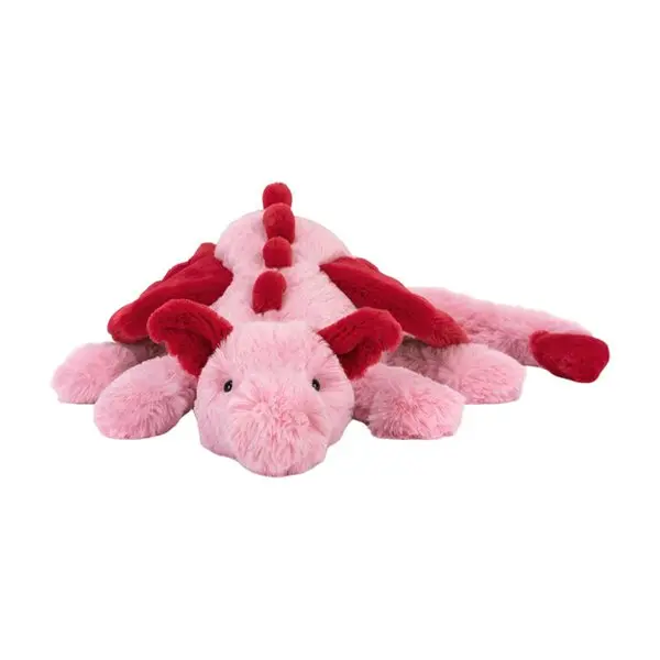 JELLYCAT Heart Dragon Large Plush