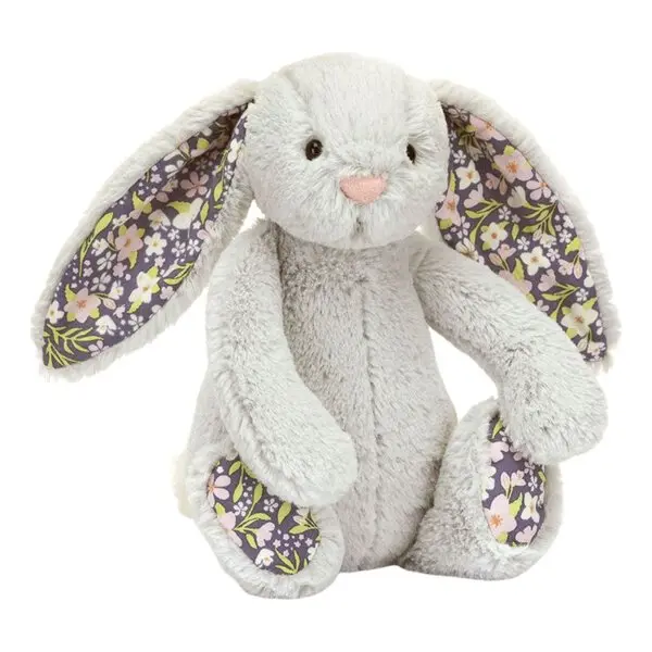 JELLYCAT Blossom Silver Bunny Small Plush - Bloom