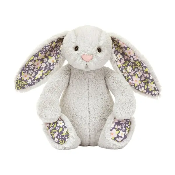 JELLYCAT Blossom Silver Bunny Small Plush