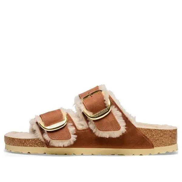BIRKENSTOCK Arizona Big Buckle Shearling - Cognac