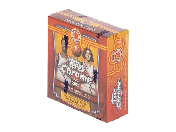 TOPPS Chrome Basketball 2025 Mega Box