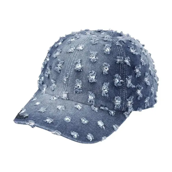 Supreme Fw26 Hole Punch Rhinestone Denim 6-panel