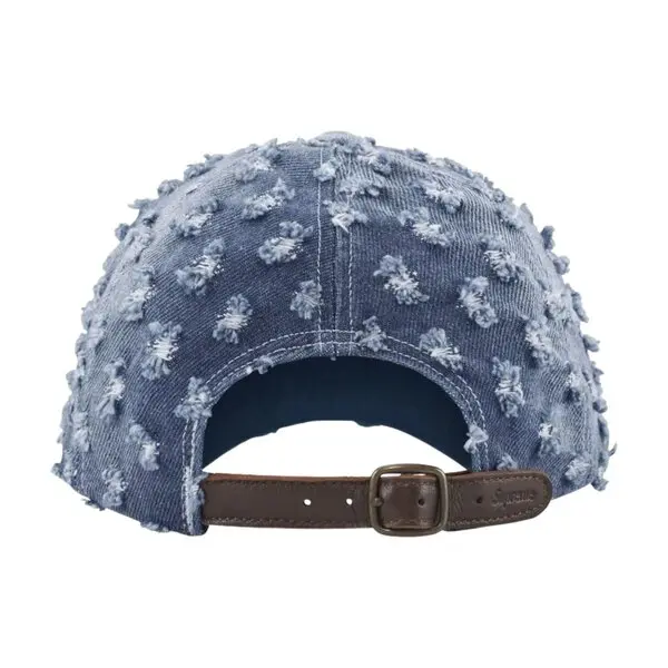 Supreme Fw26 Hole Punch Rhinestone Denim 6-panel
