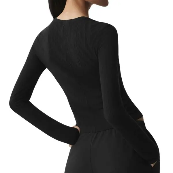Alo Yoga Ribbed Sea Coast Long Sleeve T-shirt