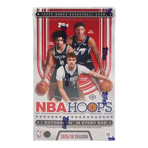 TOPPS Hoops Basketball 25-26 Hobby Box - Multi-color