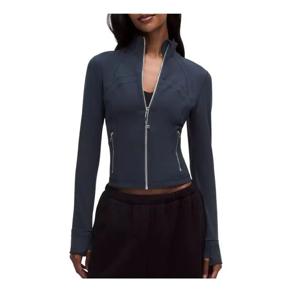 Lululemon Define Cropped Jacket - Navy Silver