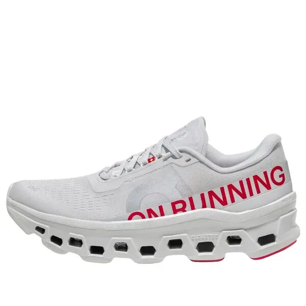 On Cloudmonster Sneakers - Silver/camellia