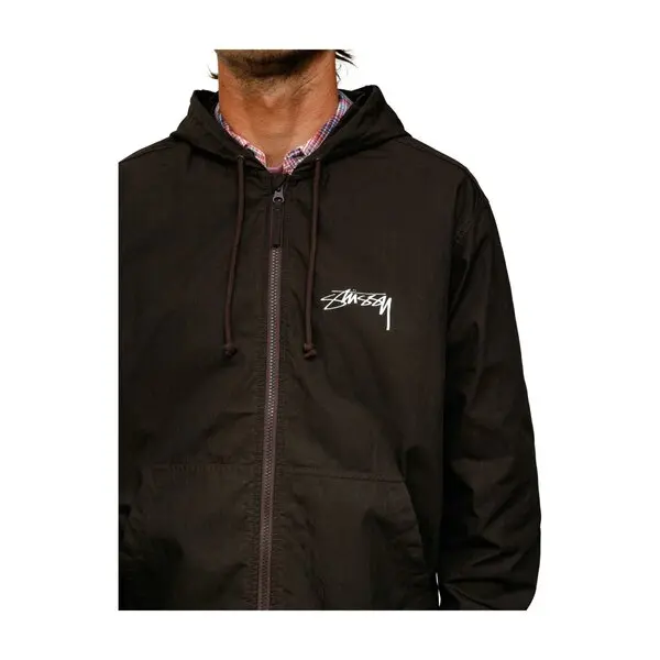 StÜssy Waxed Cotton Beach Shell Jacket