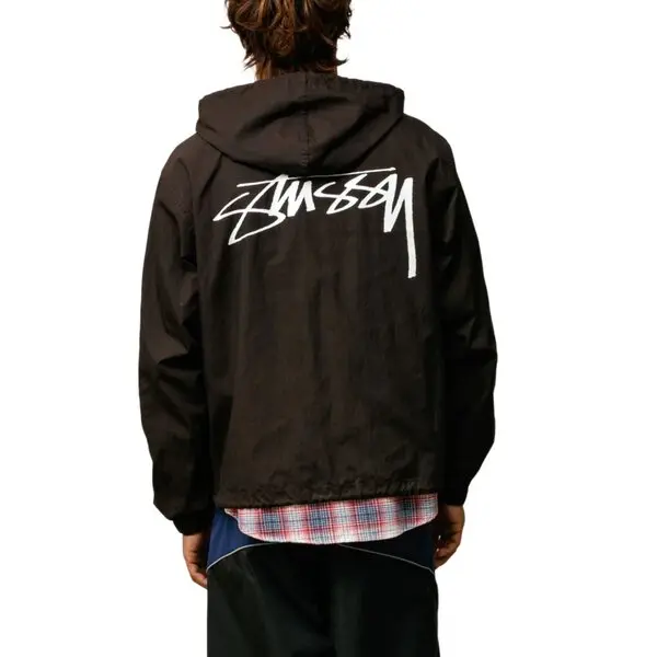 StÜssy Waxed Cotton Beach Shell Jacket
