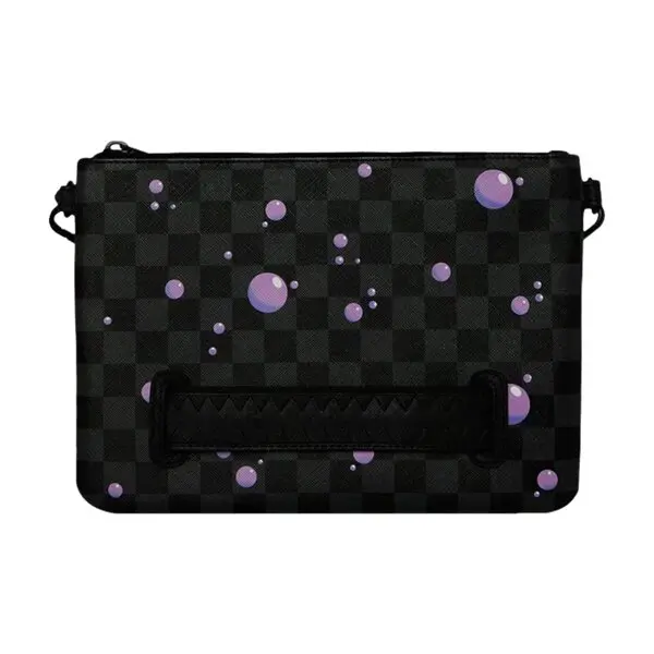 SPRAYGROUND Purple Slime Shark Crossover Clutch Bag