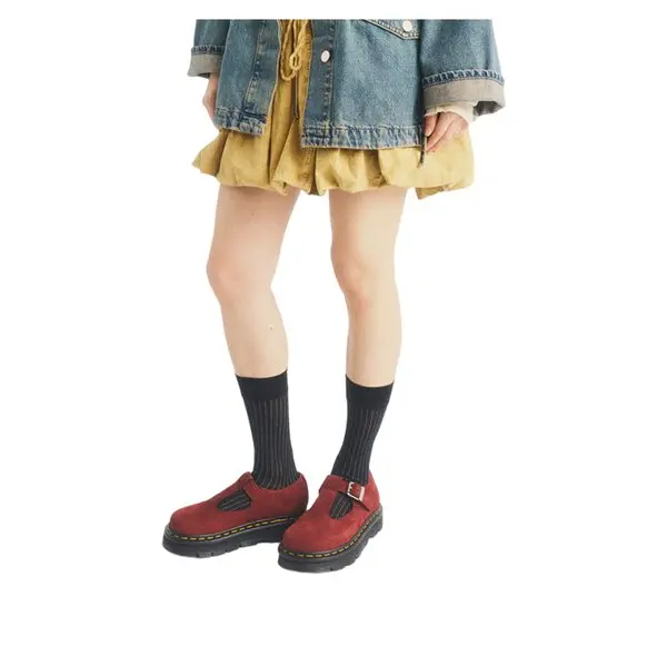 Dr. Martens Zebzag Mary Jane Milled Nubuck