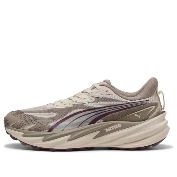 PUMA Velocity Nitro Trail Running Shoes - Silver Fog/ruby Noir/mouse Gray