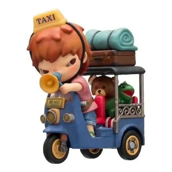 POP MART Hirono Tuk Tuk Figure - Multi-color