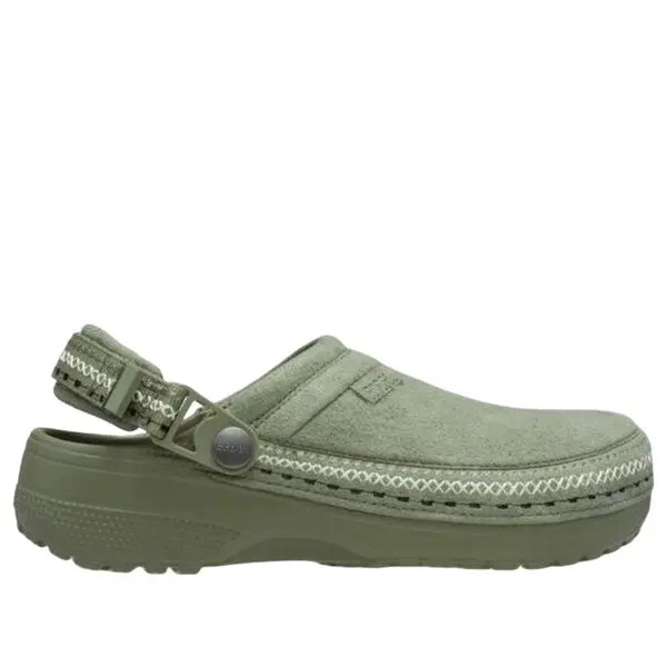 CROCS Crafted Vegan Suede Stitch Clog