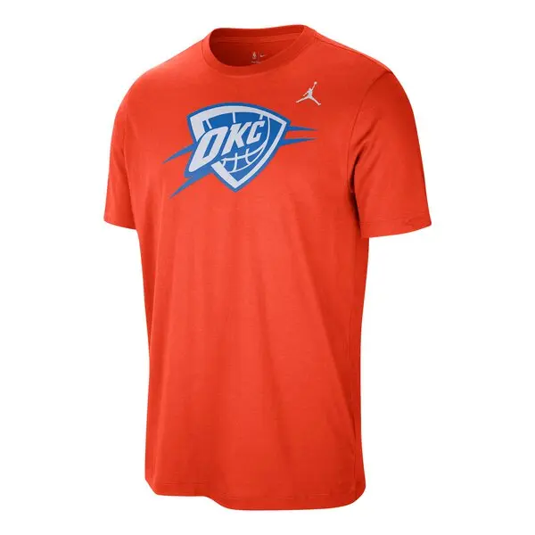 JORDAN Oklahoma City Thunder Essential Statement T-shirt - Team Orange