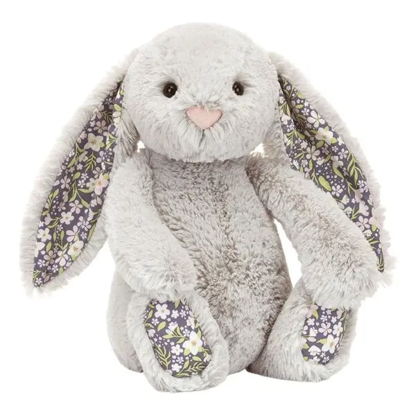 JELLYCAT Blossom Silver Bunny Medium Plush - Bloom