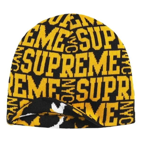 Supreme Fw26 Reversible Camo Beanie - Black
