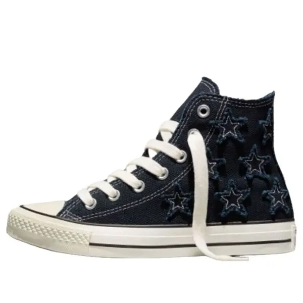 CONVERSE Chuck Taylor All Star Hi Distressed Stars - Black
