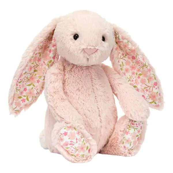 JELLYCAT Blossom Blush Bunny Medium Plush - Cherry