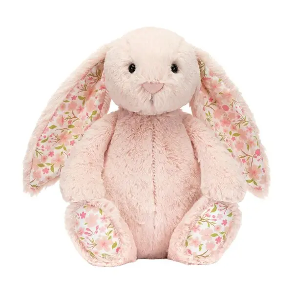 JELLYCAT Blossom Blush Bunny Medium Plush - Cherry