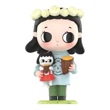 POP MART Nyota X Chibi Maruko Chan Series 'the Best Grandpa' Figure - Multi-color