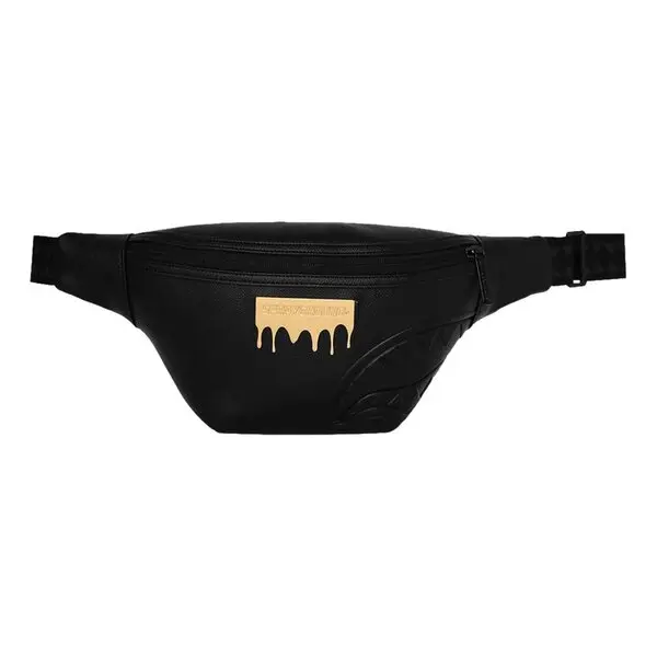 SPRAYGROUND Gold Brick Drip Savvy Crossbody