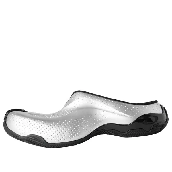 Balenciaga Basketball Mule Sneaker - Silver/black