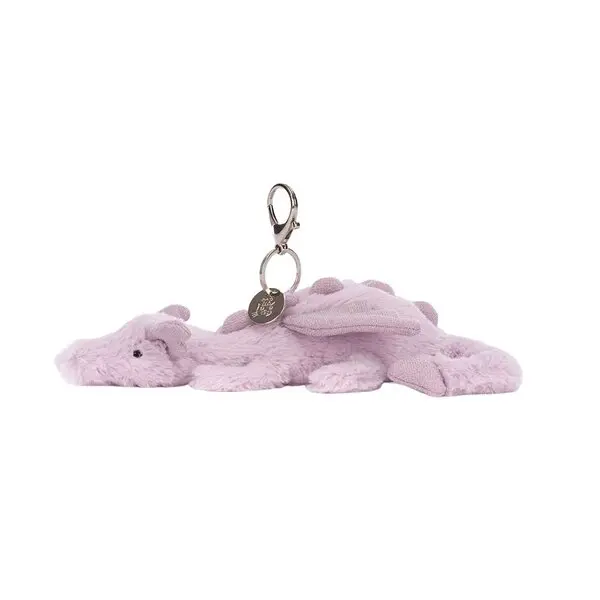 JELLYCAT Lavender Dragon Bag Charm