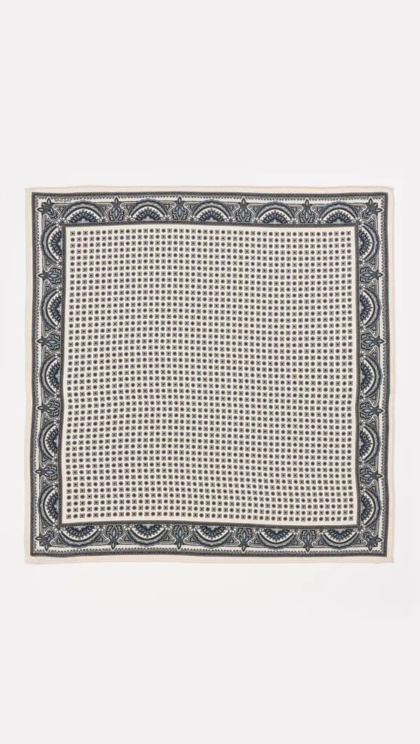 Veronica Beard Sava Scarf - Ecru Multi