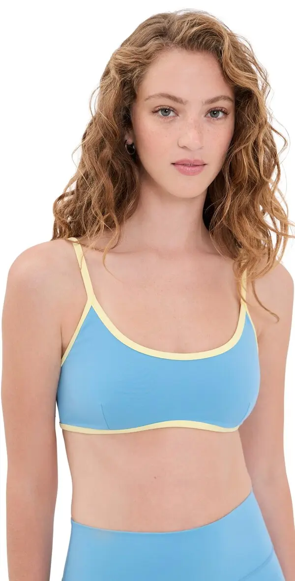 Daily Drills Go! Stretch Bra - Malibu/lemonade
