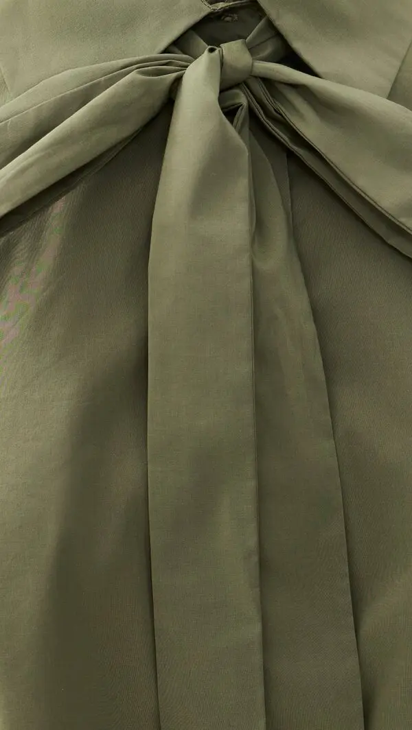English Factory Bow Shirt Dress