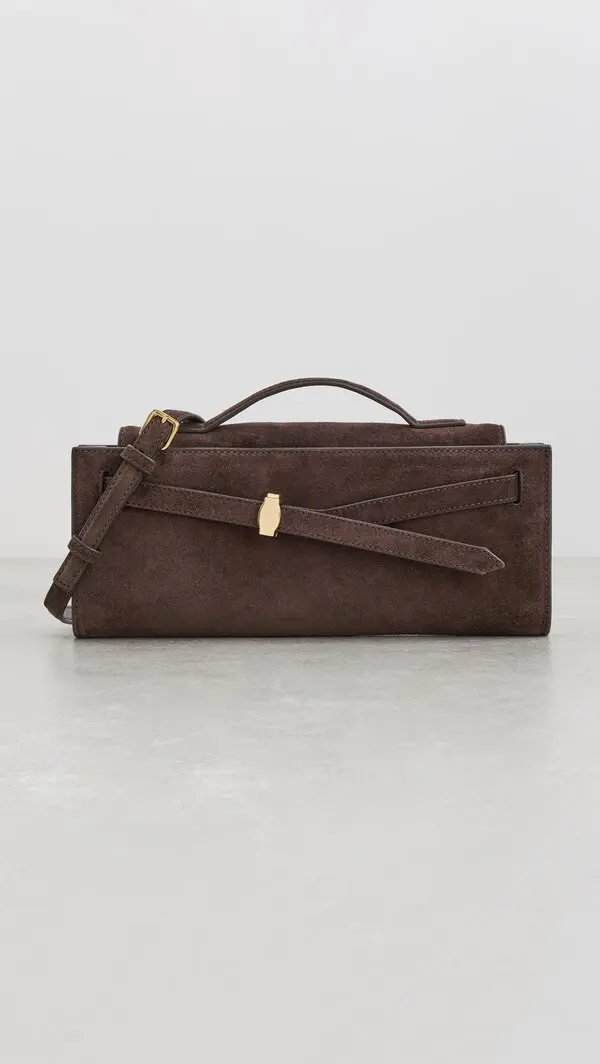 Veronica Beard Suede Dash Clutch Bag