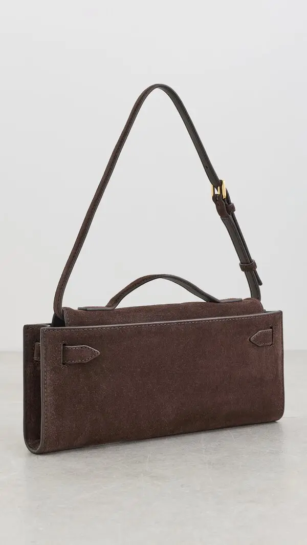 Veronica Beard Suede Dash Clutch Bag