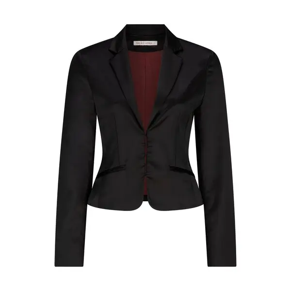 LOVE AND NOSTALGIA Mini Cigar Blazer - Black