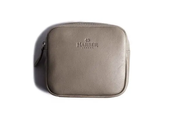 HARBER LONDON Leather Dopp Kit