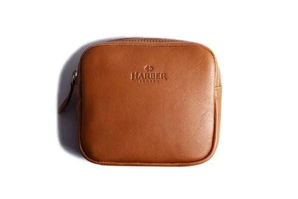 HARBER LONDON Leather Dopp Kit