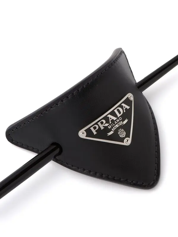 Prada Leather Hair Clip