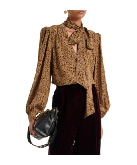 Valentino Garavani Leopard-print Silk Shirt
