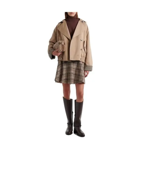 Brunello Cucinelli Solid Color Leather Knee-high Boots