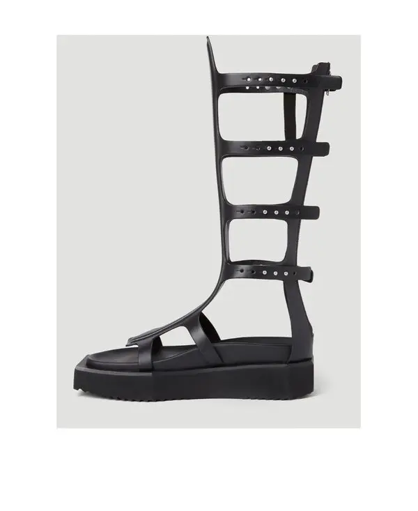 Rick Owens Cyclops Spartan Leather Sandals