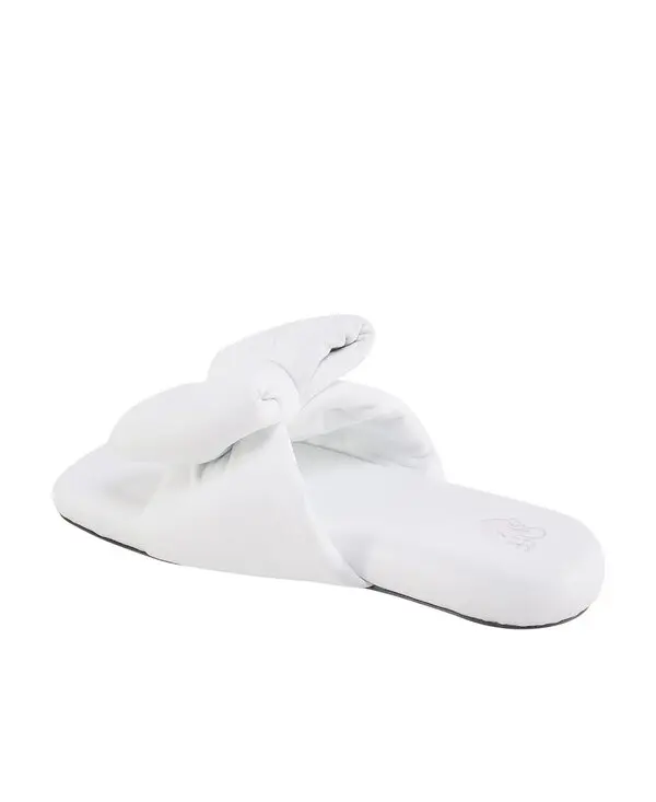 Off-White Padded Bow Sandals