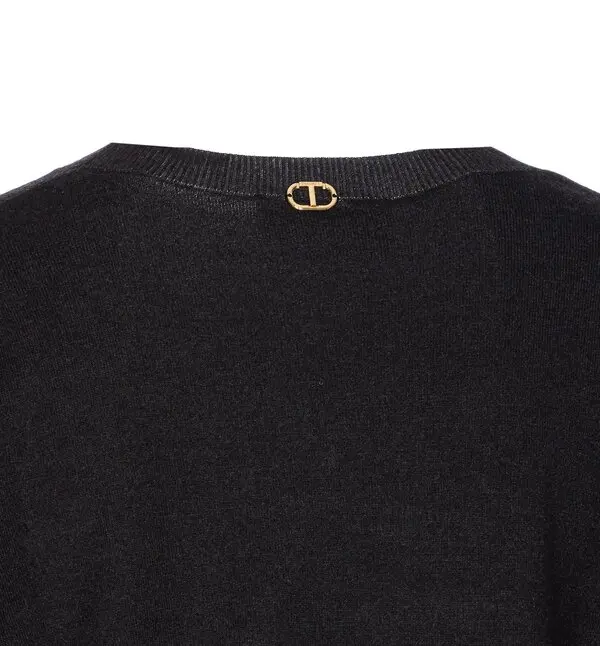 TWINSET Floral Jacquard Crewneck Jumper