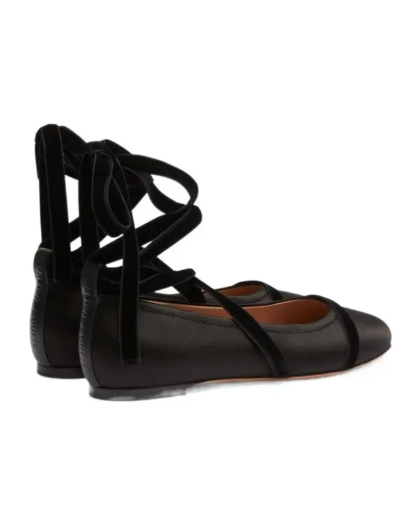 MALONE SOULIERS Spencer Ballerina Shoes - Black