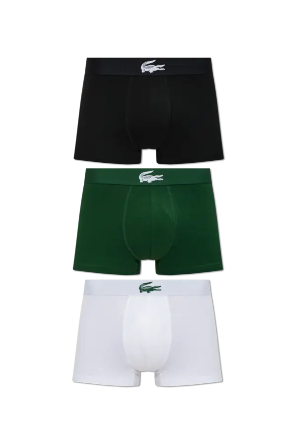 Lacoste 3-pack Of Cotton Boxers